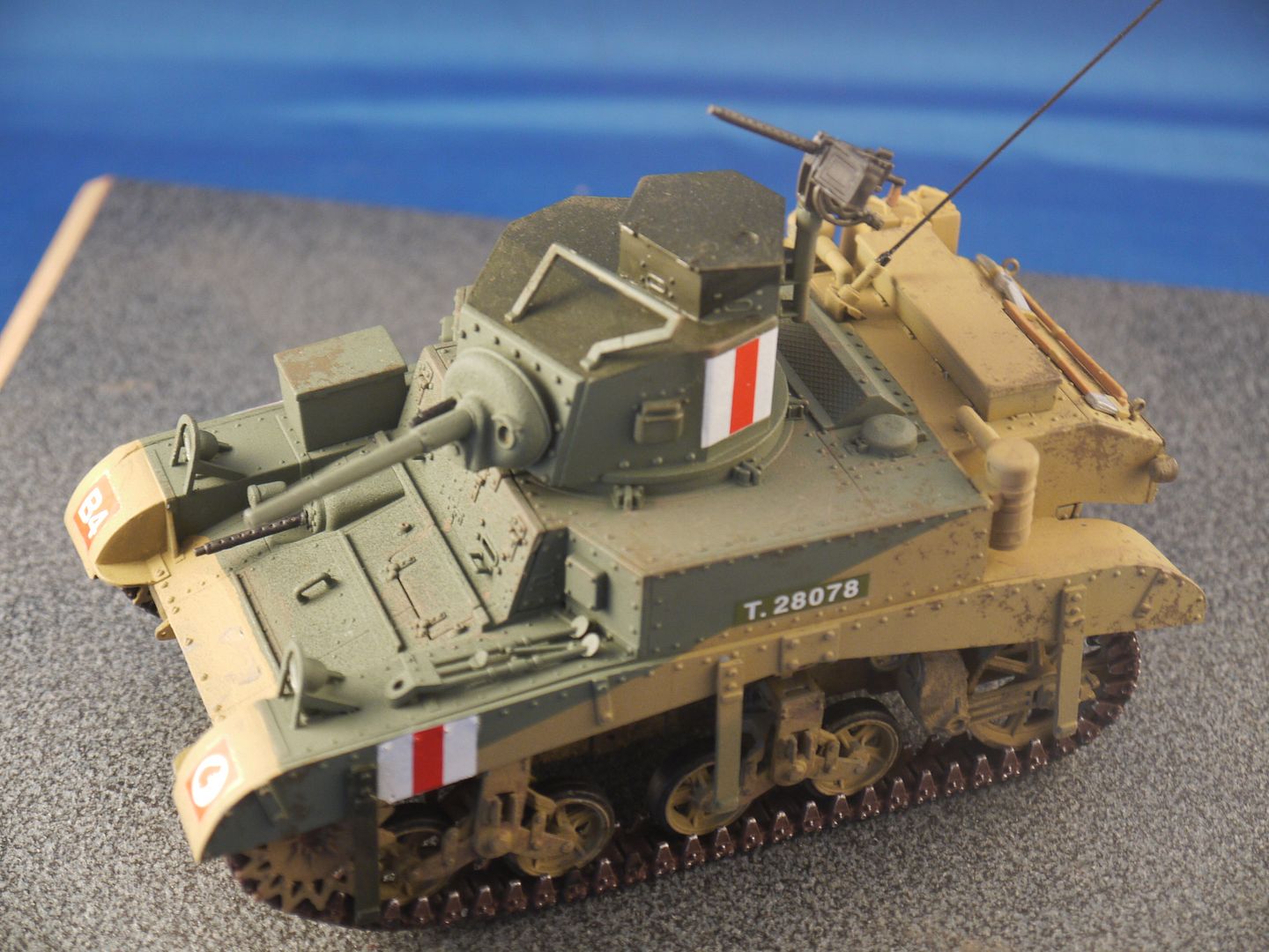 135 Academy M3 Stuart Honey Ready For Inspection Armour 
